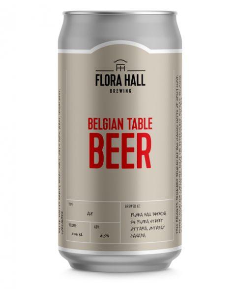 Belgian Table Beer - Flora Hall Brewing